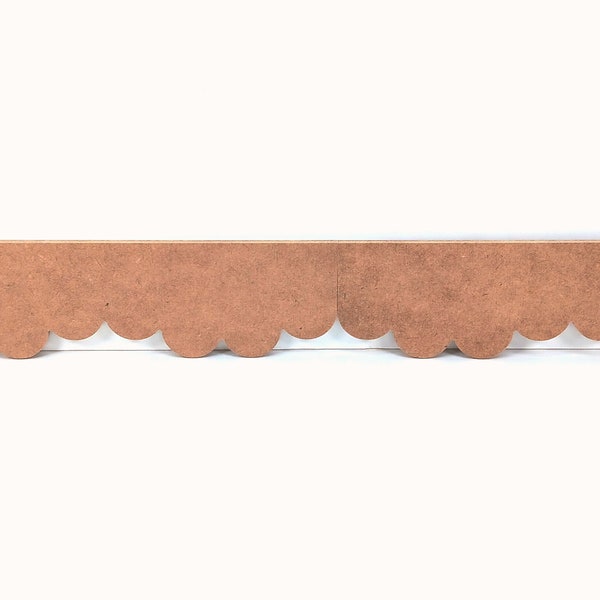 Scalloped Wood Trim Molding - Etsy