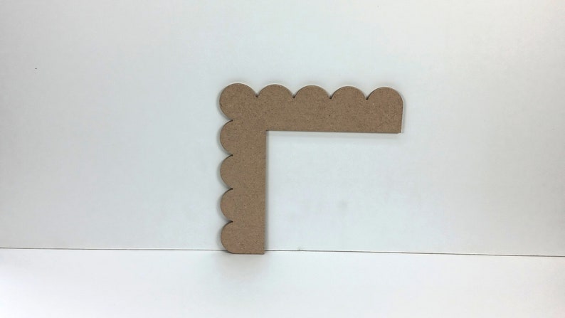 Scallops MDF Trim Molding Corner Piece Scallops Outside Mini , Windows ...
