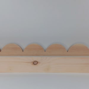 Scalloped Shelf, Arch Wall Shelf, Scallop Pattern Shelf, Scallop ...