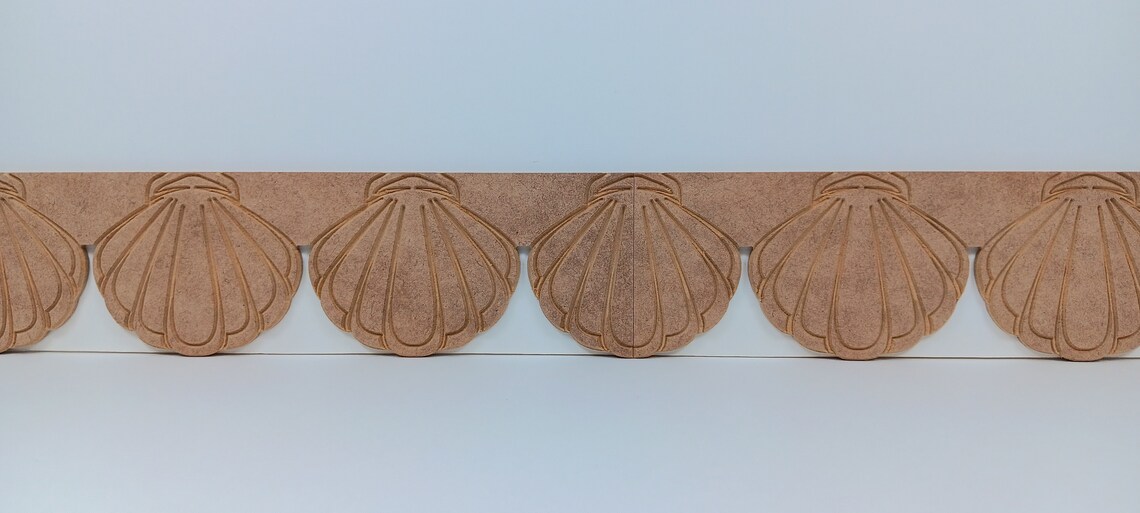 Scallops MDF Trim Molding Clam Pattern, Scalloped MDF Custom Design ...