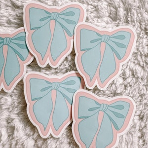 Coquette Bow Sticker - Etsy