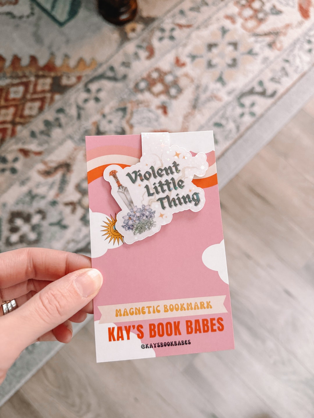 Violent Little Thing Holographic Magnetic Bookmark - Etsy