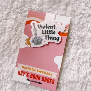 Violent Little Thing Holographic Magnetic Bookmark - Etsy