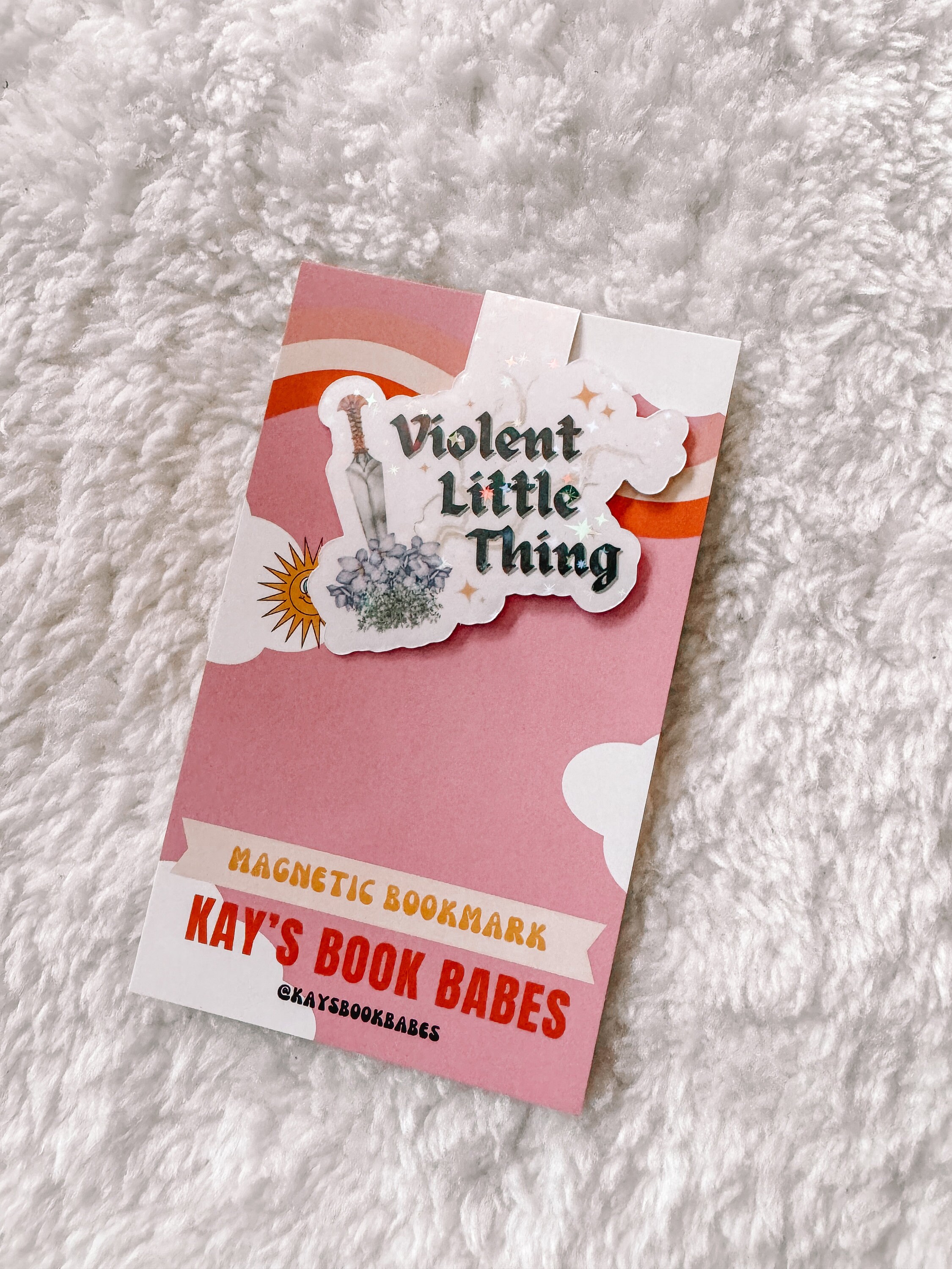 Violent Little Thing Holographic Magnetic Bookmark - Etsy