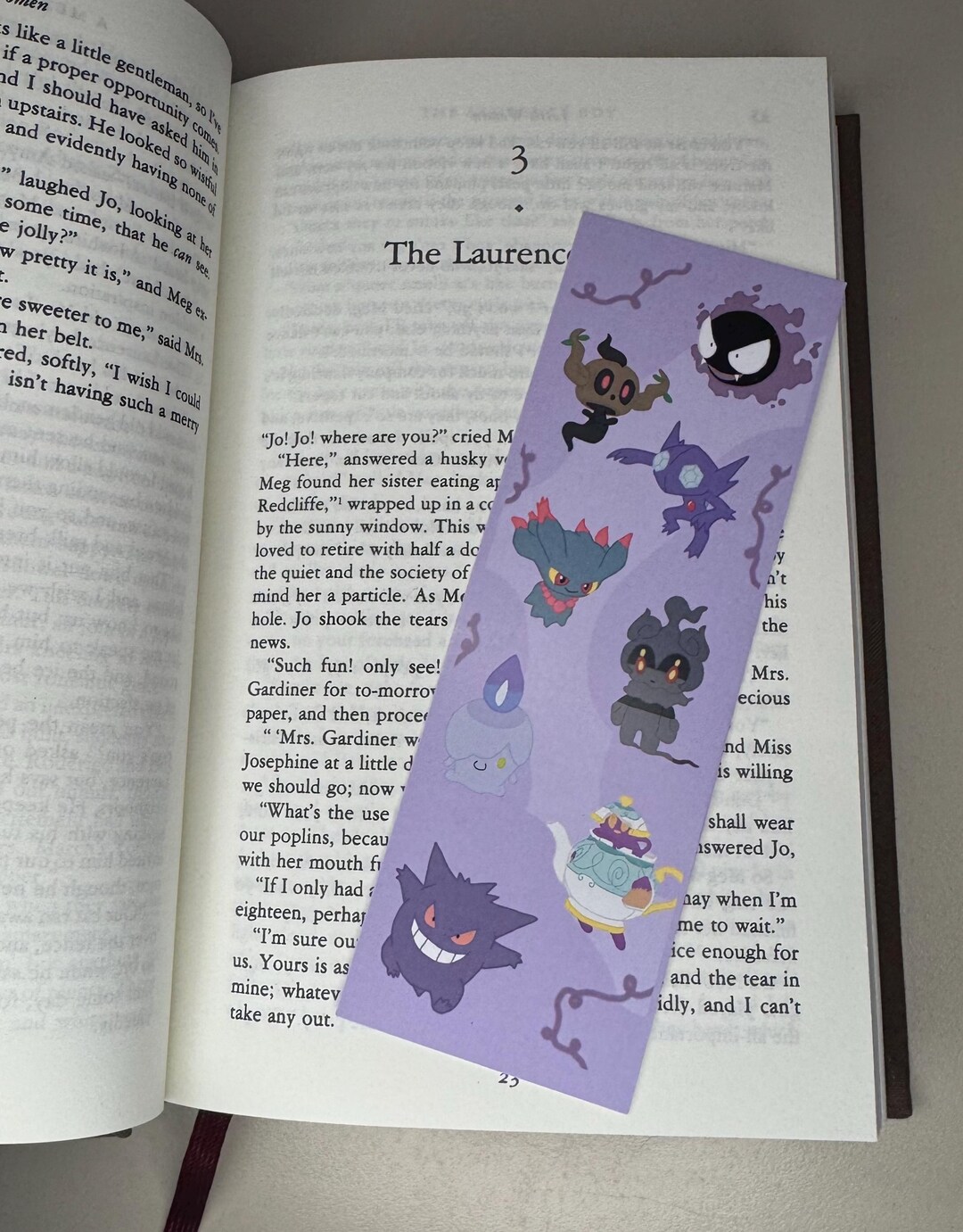Pokémon Ghost Type 6x2 Bookmark - Etsy