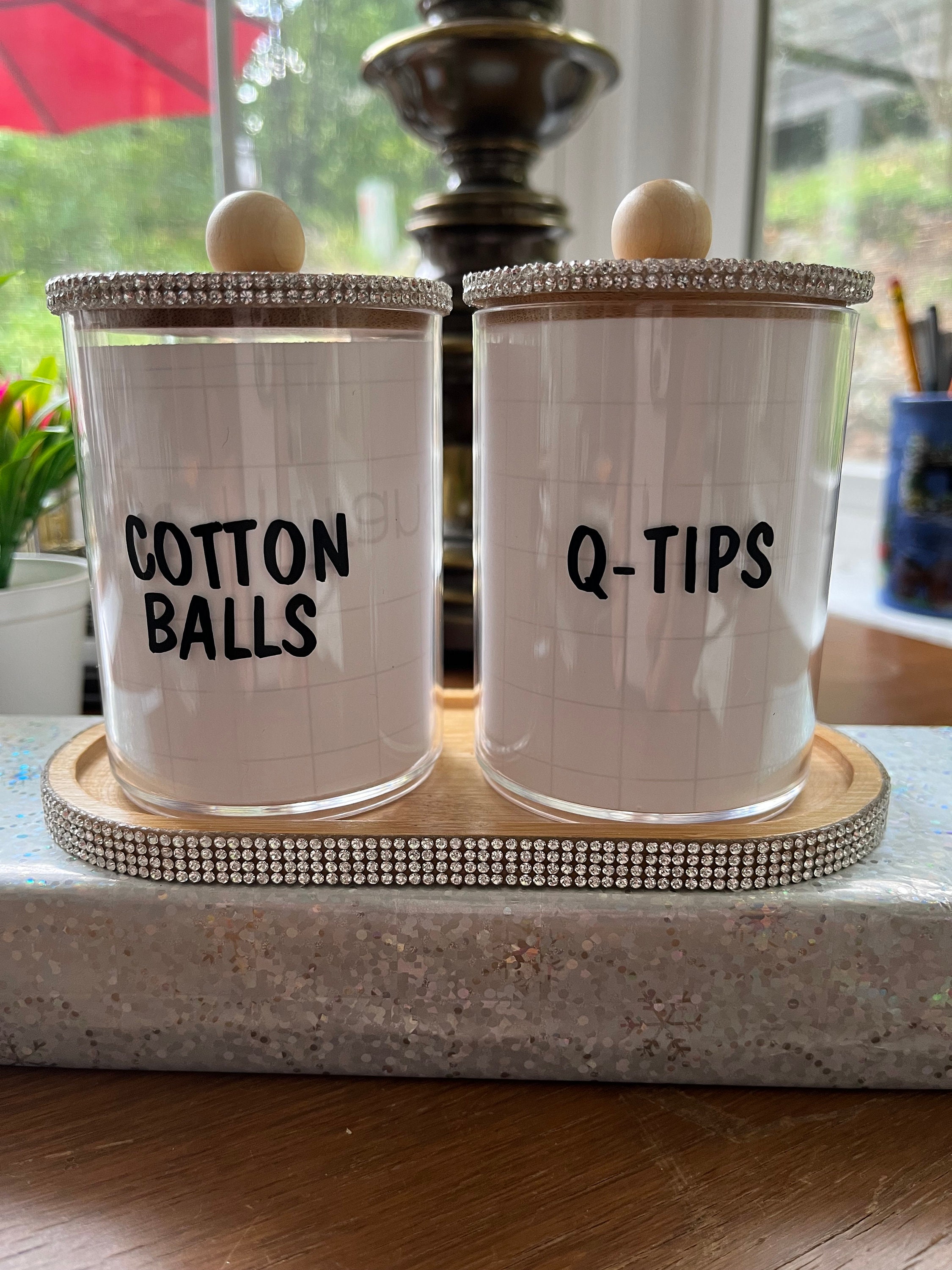 Bathroom Storage Jar Set - Etsy