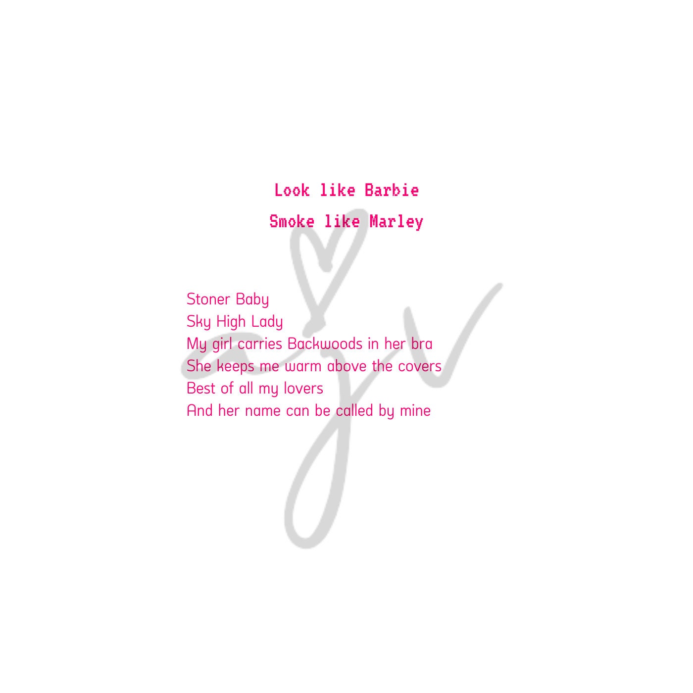 Backwoods Barbie Pretty in Pink Edition Digital Poem Book PDF - Etsy