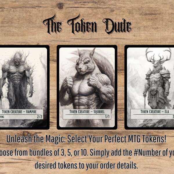 Mtg Tokens - Etsy