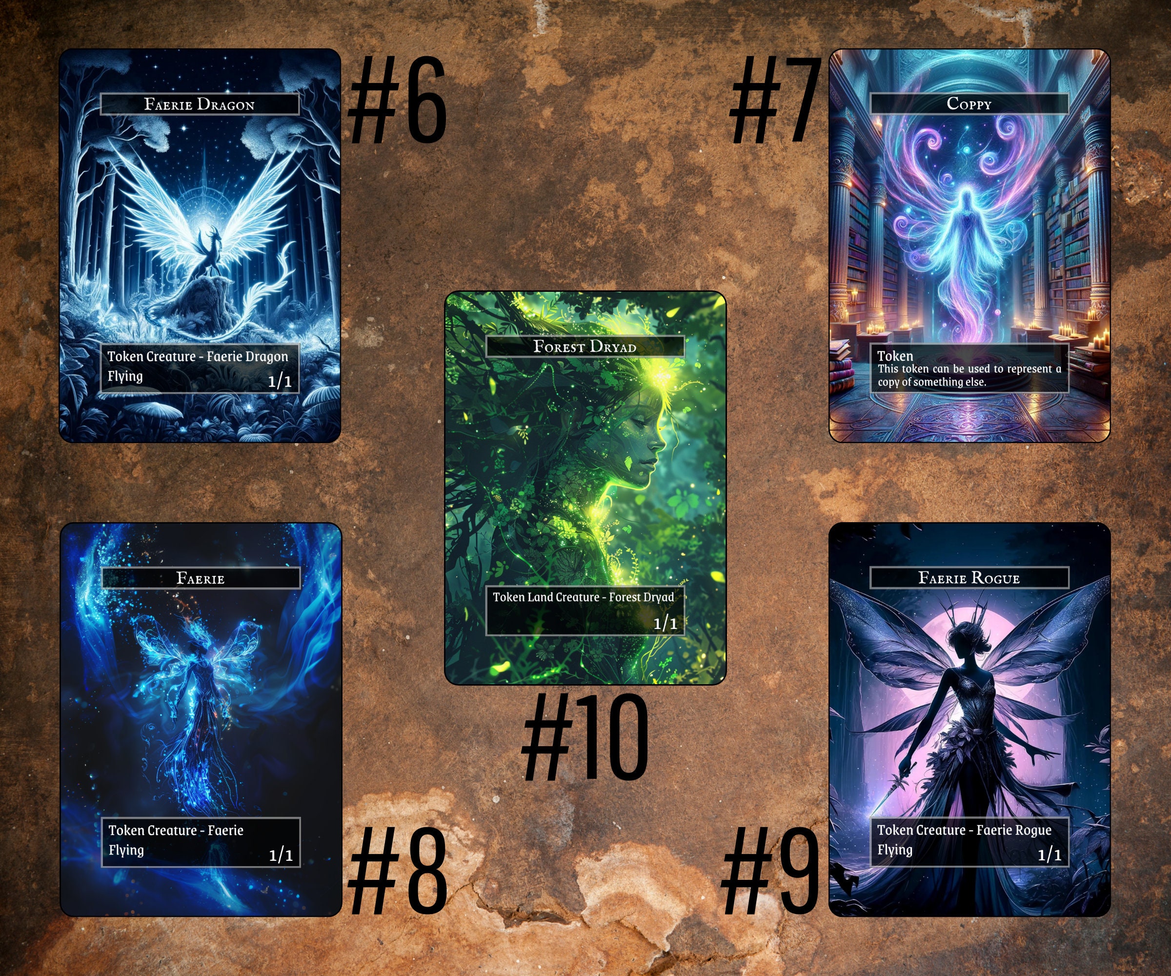 MTG Token Magic the Gathering Spielsteine Große Auswahl an Custom Token ...