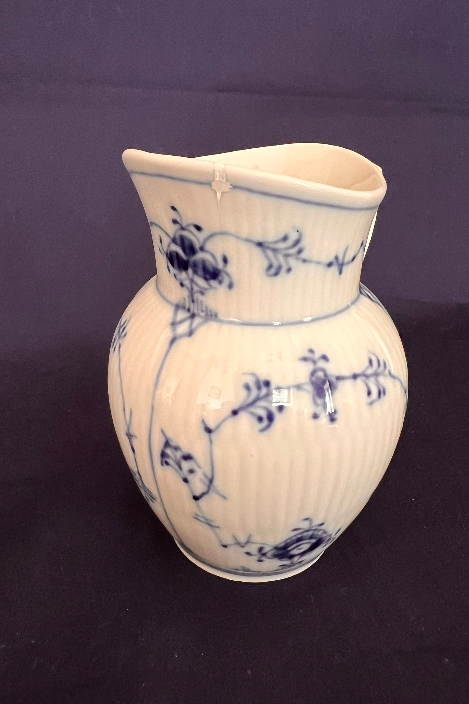 RARE Royal Copenhagen Milk Jug. Blue Fluted Plain Design. Made in 1967 ...