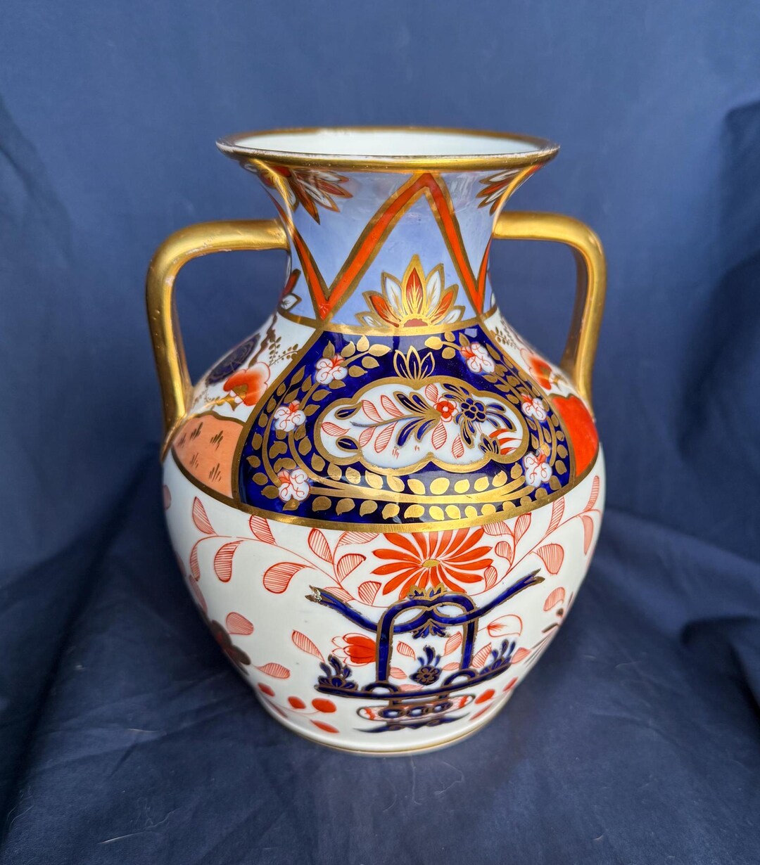 SPODE IMARI URN Vase 18cm. Palette Form 1885. Classic Imari Pattern ...