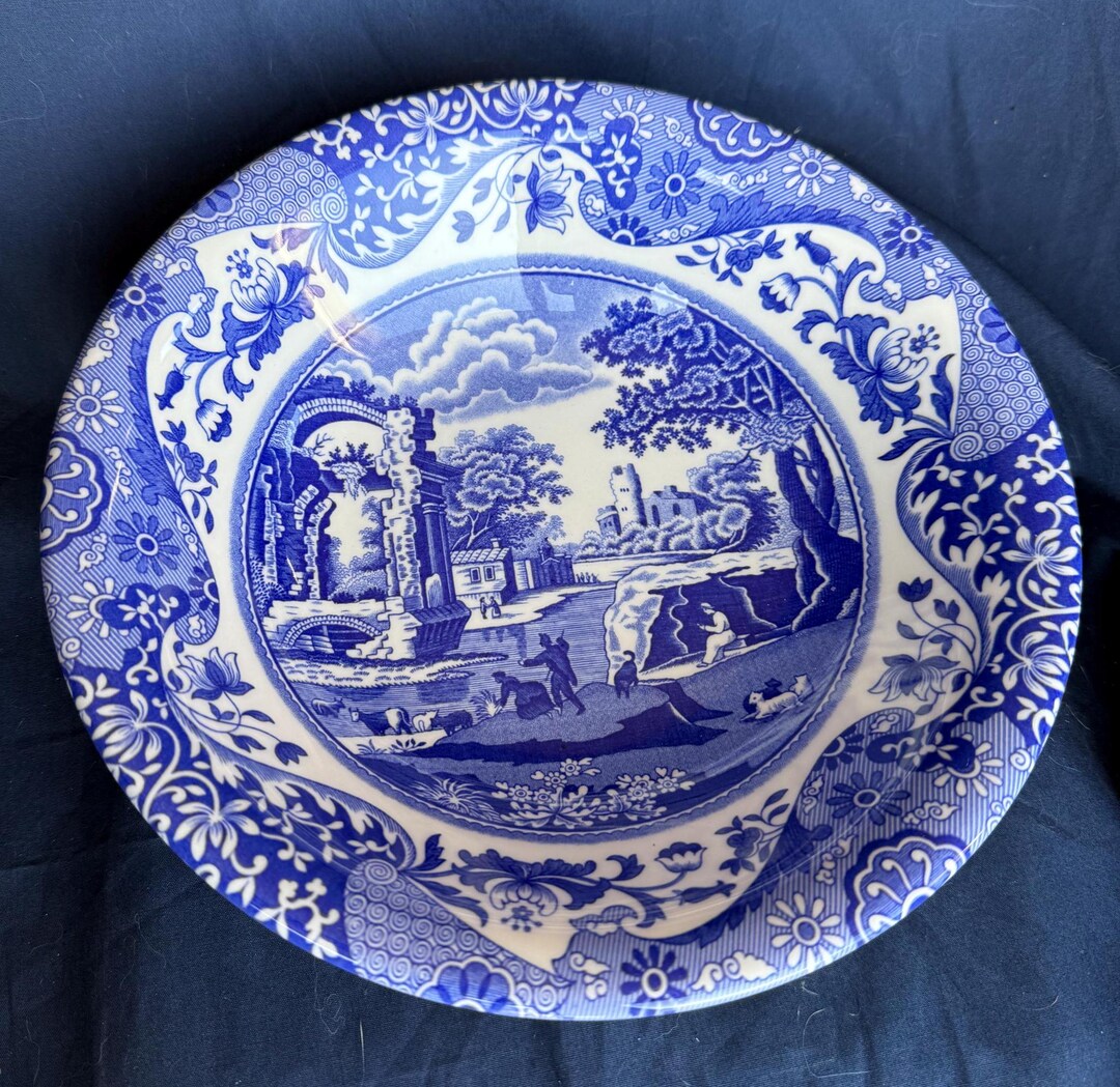 SPODE SOUP/CEREAL Bowl 20cm. Spode Italian. Classic Spode Blue and ...