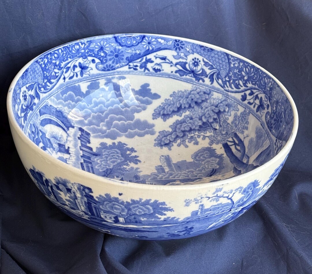 COPELAND SPODE ITALIAN Bowl 26cm. Classic Spode Italian Blue and White ...