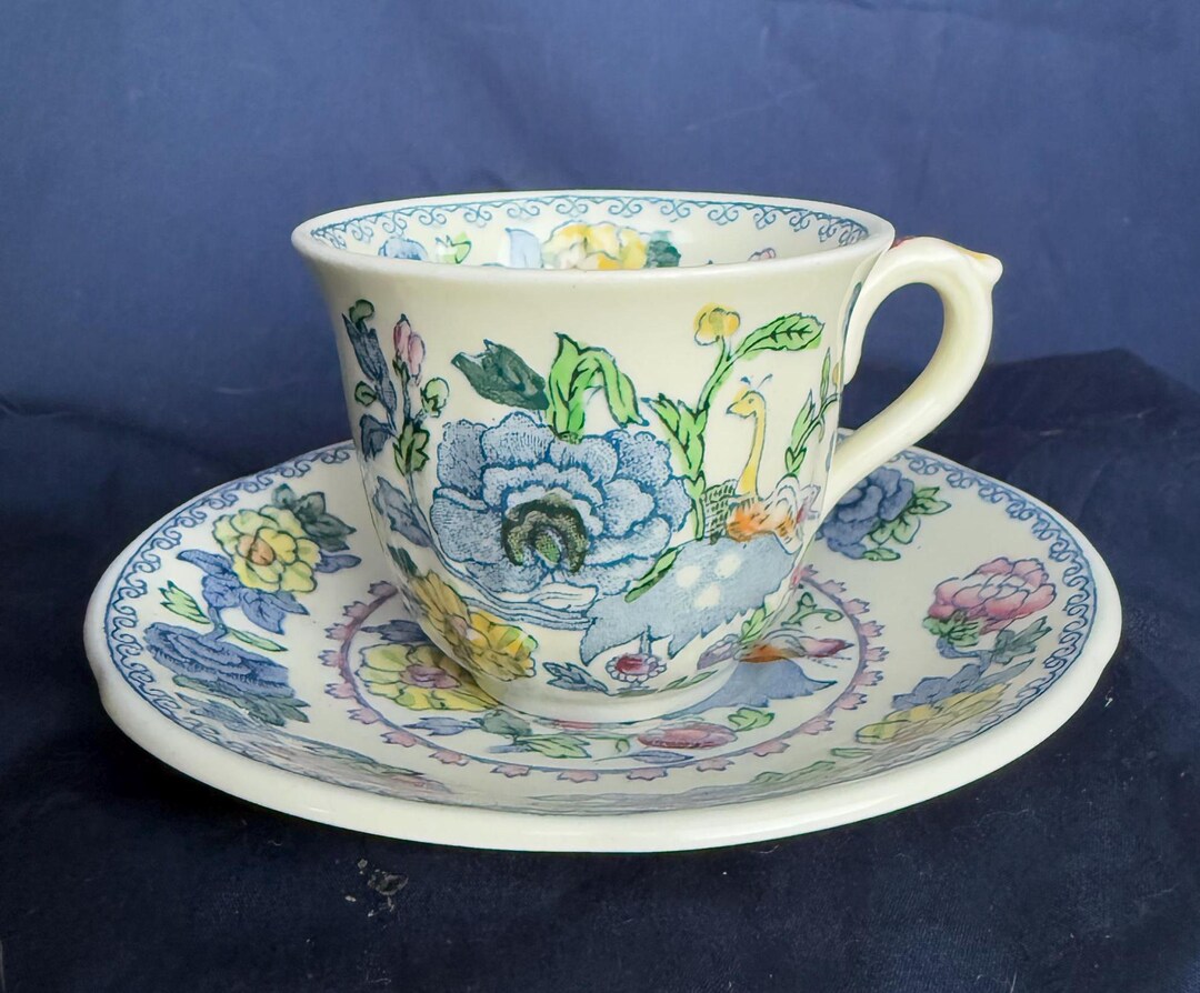 MASONS REGENCY DEMITASSE Cup and Saucer. Classic Masons Pattern. Iconic ...