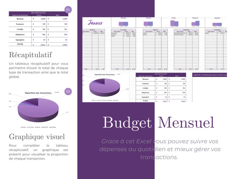 Excel Budget Spreadsheet for Beginners - Etsy