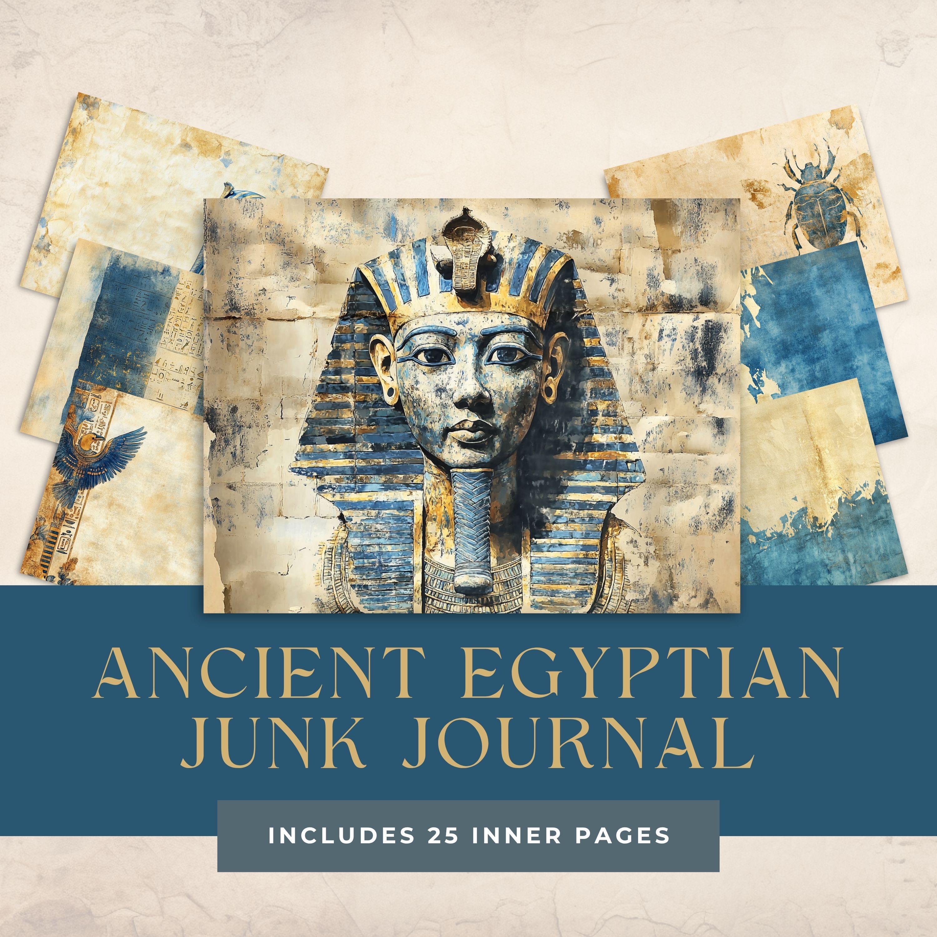 Ancient Egyptian Junk Journal Pages | Printable Ephemera for ...