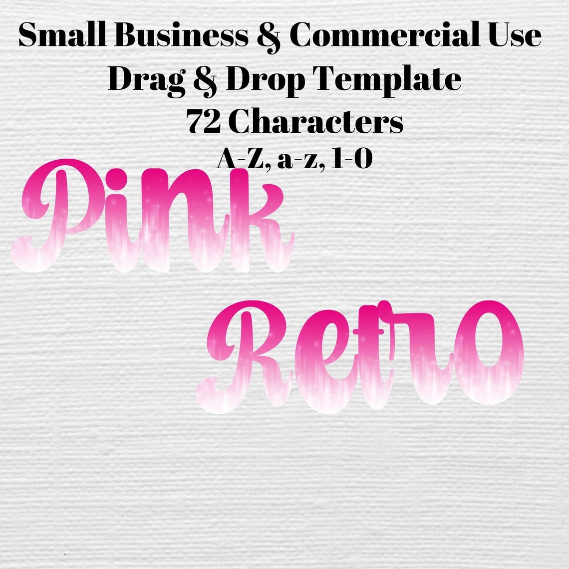 Retro Canva Alphabet Frame, Canva Template, Canva Frame, Canva Alphabet ...