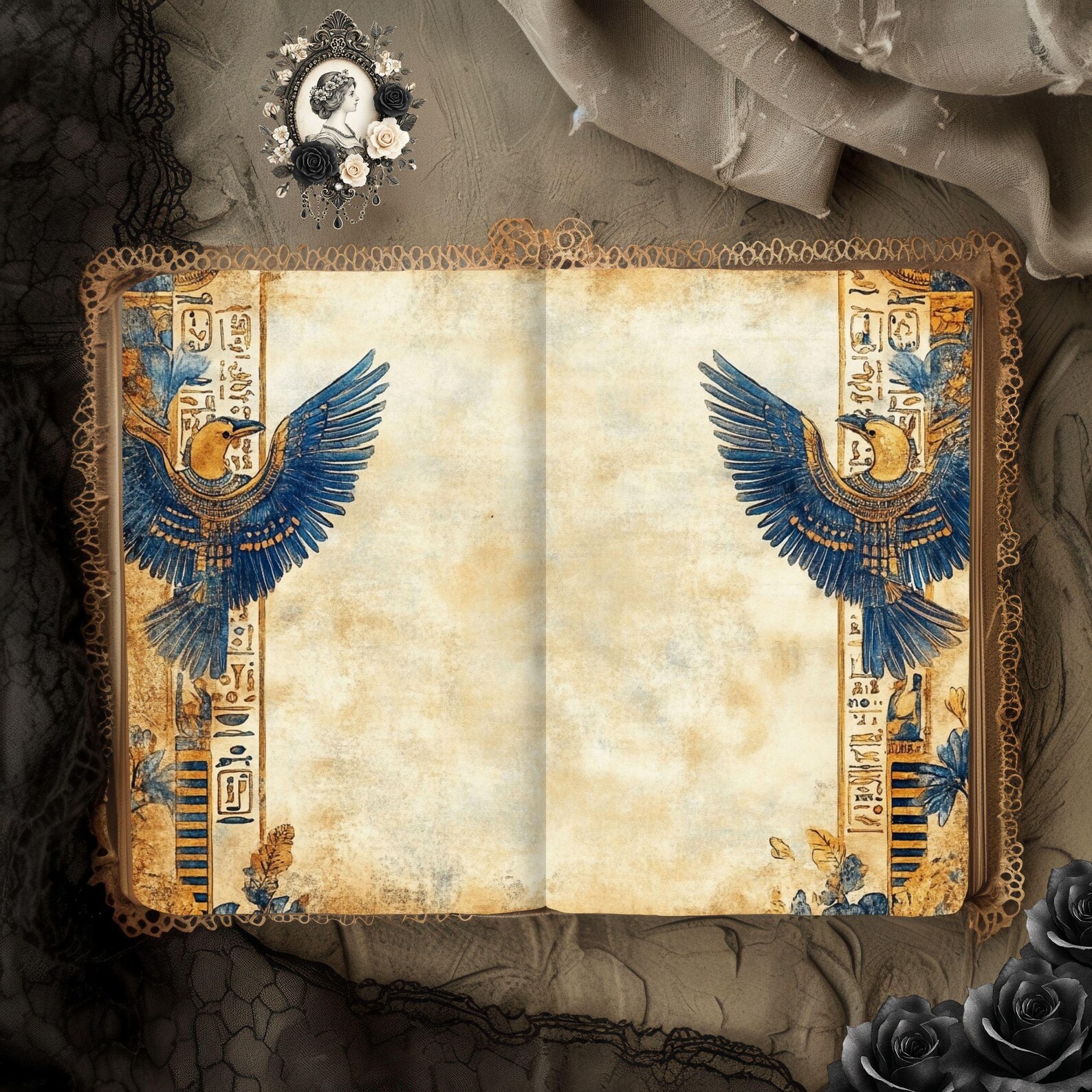 Ancient Egyptian Junk Journal Pages | Printable Ephemera for ...