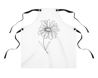 Toddler Kids Floral Apron Play Apron for Girls Daisy Apron Gift for ...