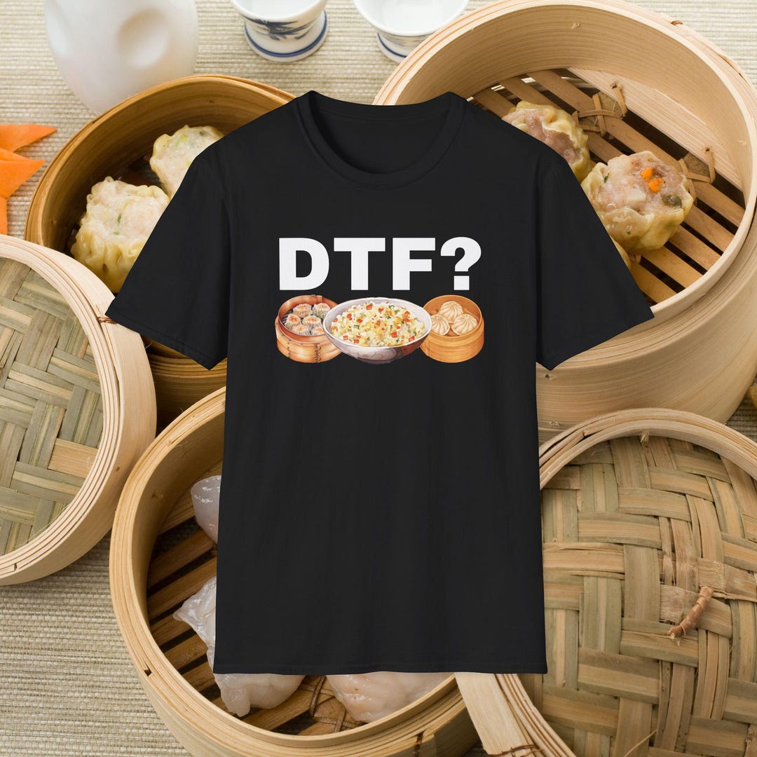 DTF Shirt, Dim Sum Lover Gift, Chinese Food Lover Gift, Egg Fried Rice ...