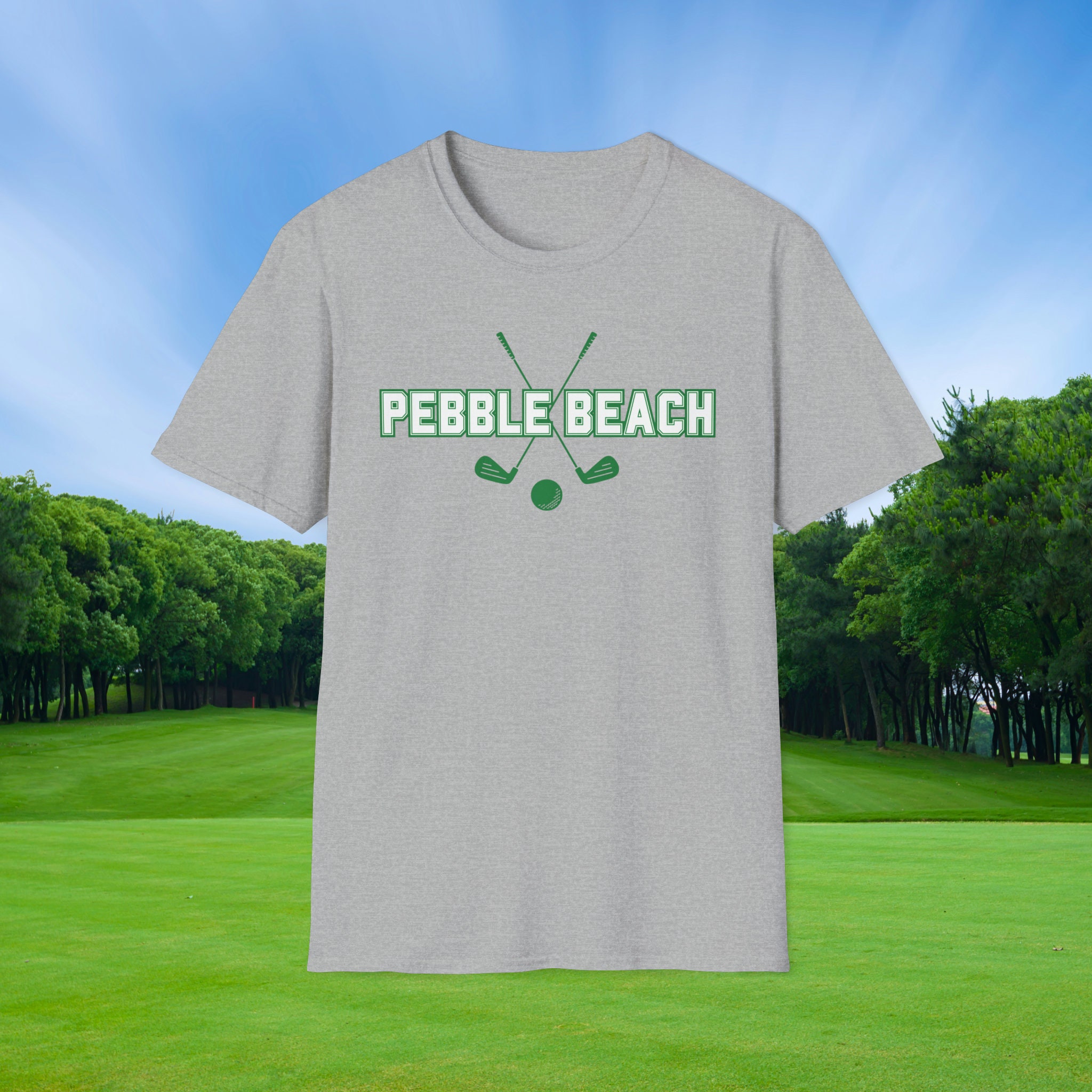 Pebble Beach Tshirt Gifts for Golfer, Golf Tshirt, Unisex Crewneck ...