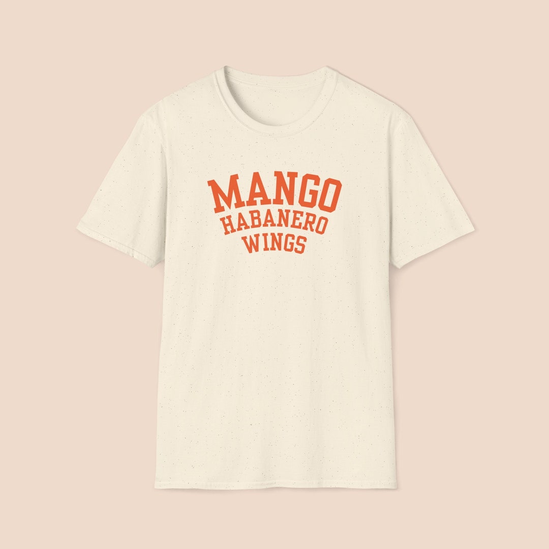 Mango Habanero Wings Shirt, Gift for Wings Lover, Fried Chicken Wing ...