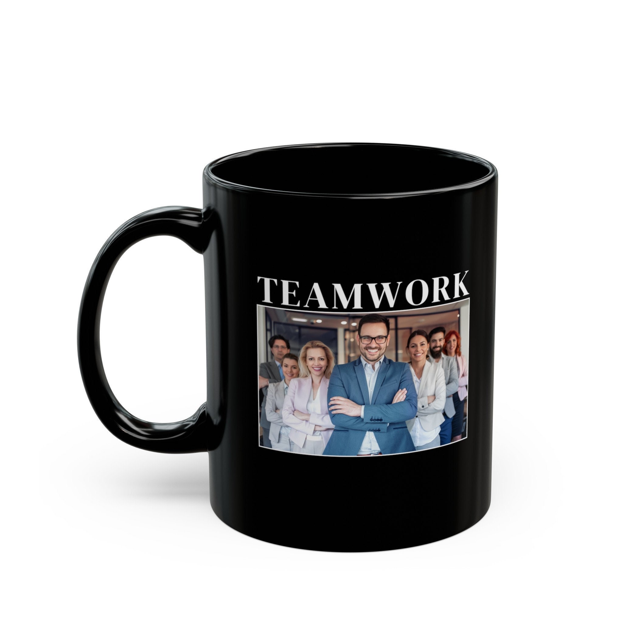 Funny Teamwork Mug, Motivational Poster Mugs, Office Gift for Colleague ...