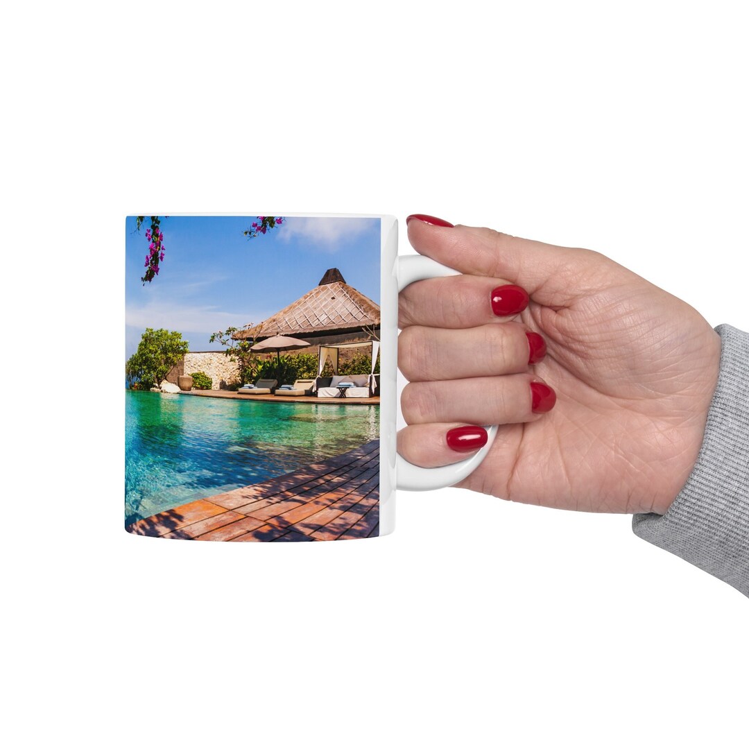 Bali Beach Resort Mug Summer Vacation Mug, Home Decor, Dorm Room Decor ...