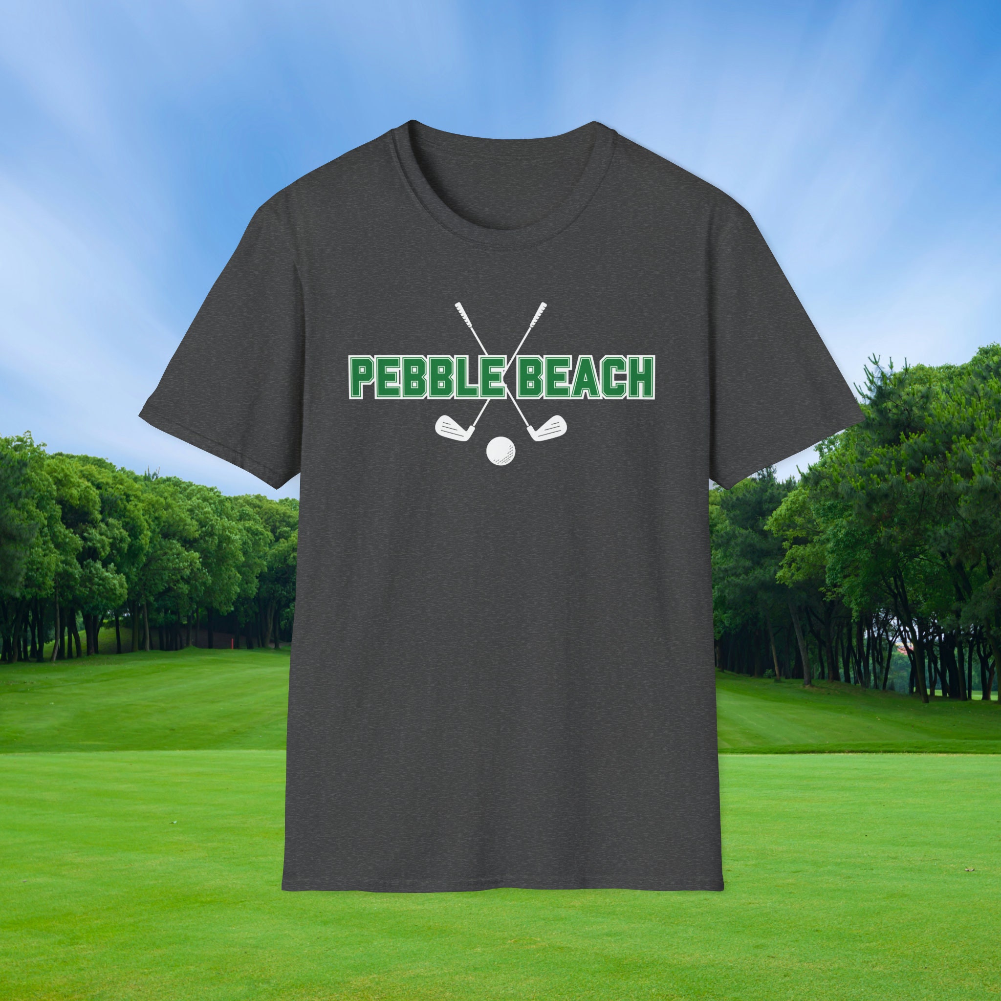 Pebble Beach Tshirt Gifts for Golfer, Golf Tshirt, Unisex Crewneck ...