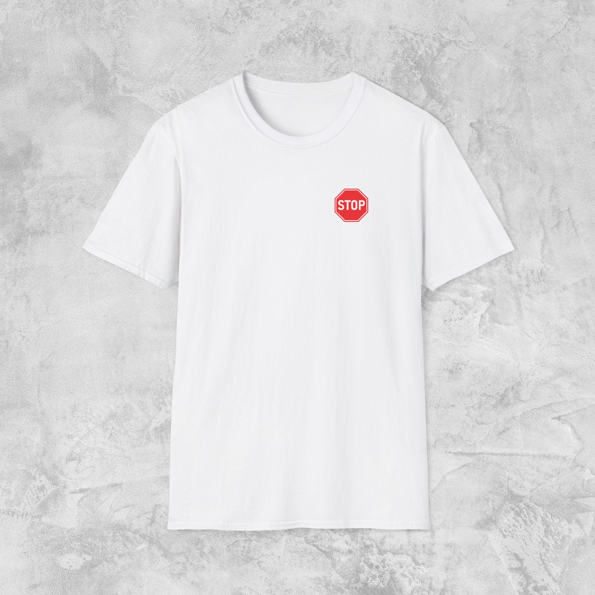 Stop Sign Shirt, Road Sign, Driving Gift, Personal Space, Funny ...