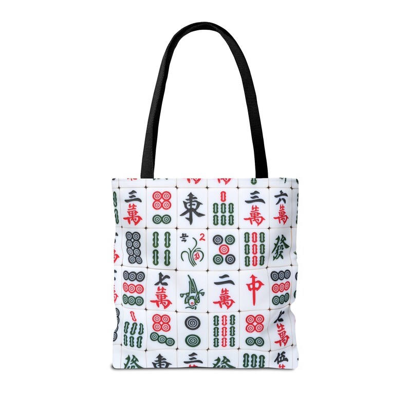 Mahjong Tote Bag - Mahjong Lover Bag, Mahjong Gift, Mahjong Bag ...