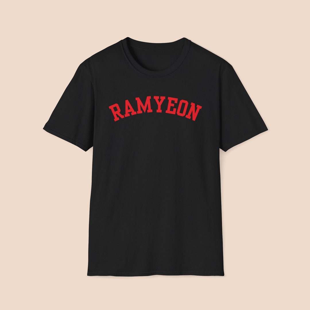 Ramyeon Shirt, Gift for Korean Ramyeon Lover, Spicy Ramyun Fan, Kimchi ...