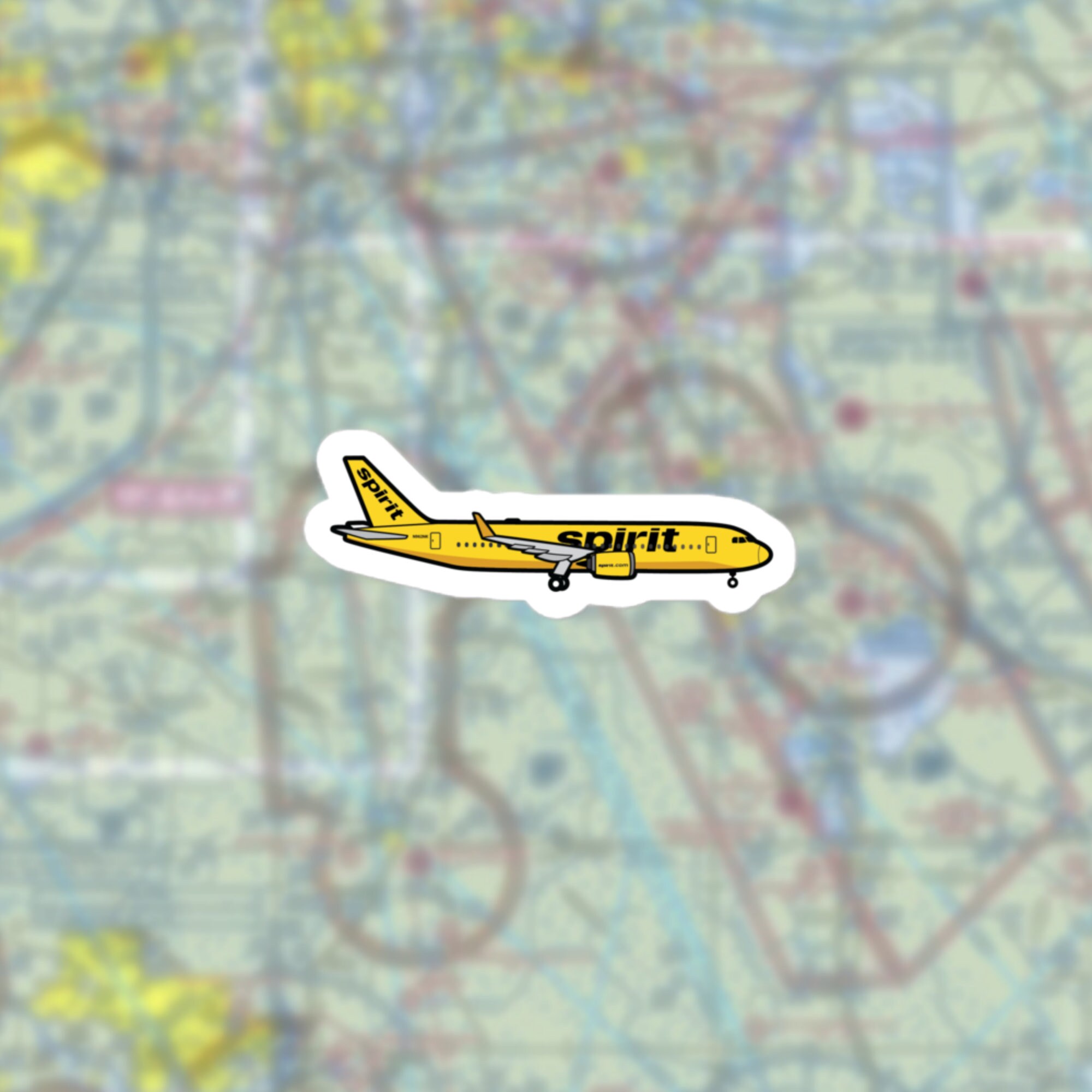 Spirit Airlines Airbus A320 Neo Sticker Decal - Etsy