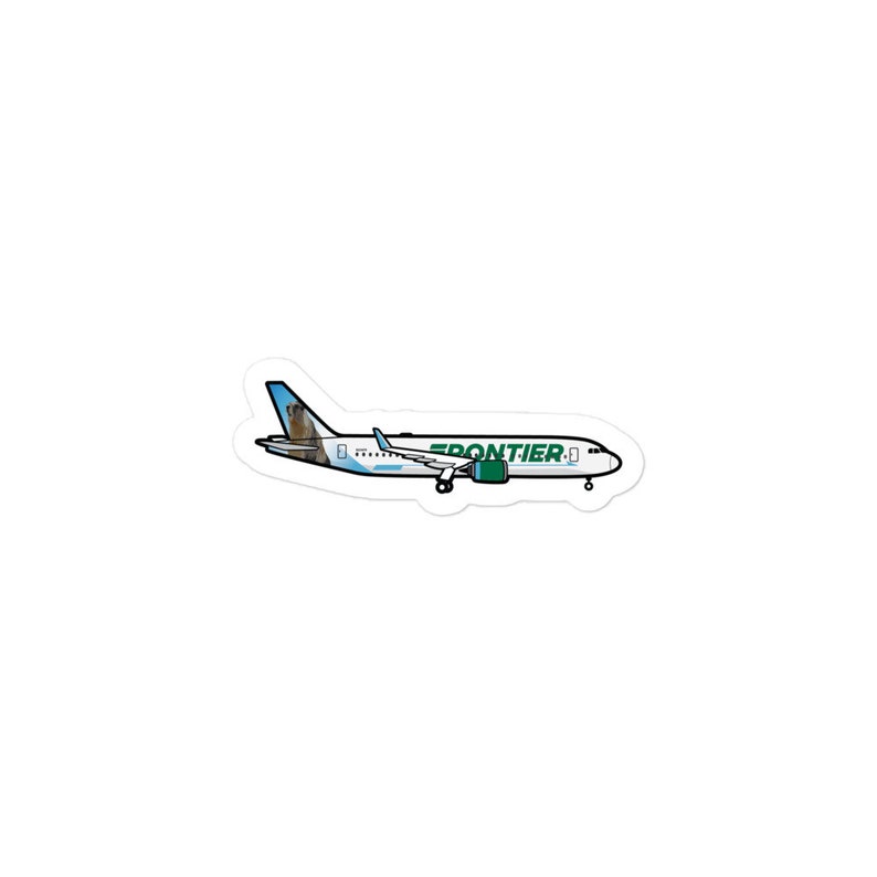 Frontier Airlines A320 Stickers Decal - Etsy