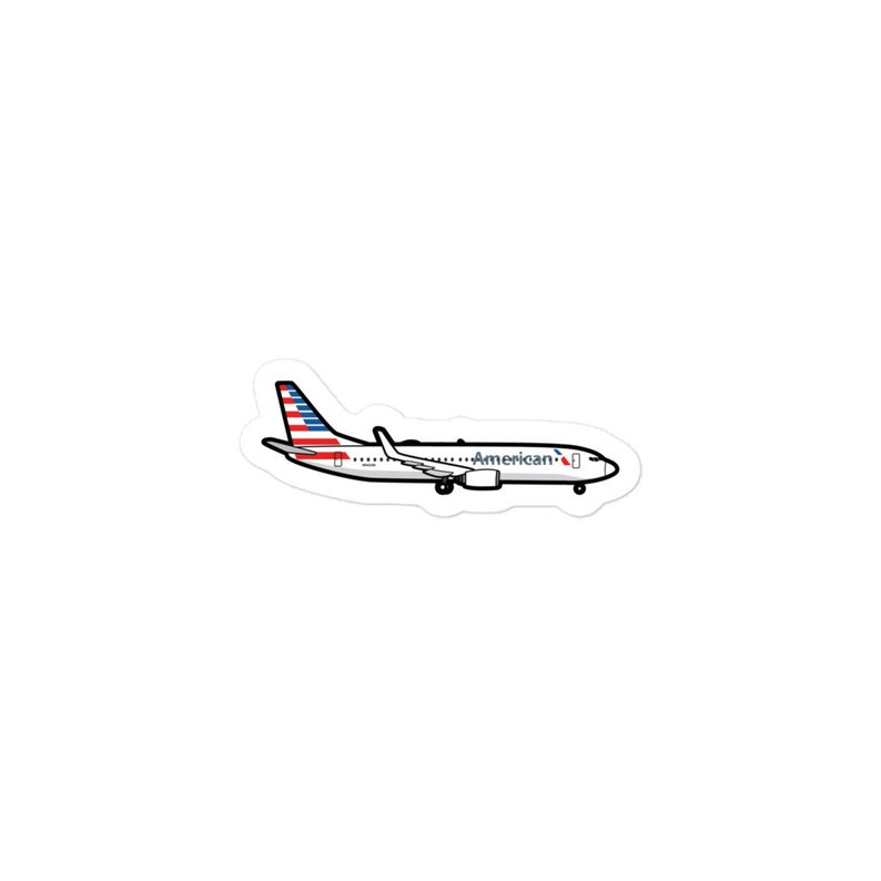 American 737 Sticker Decal - Etsy