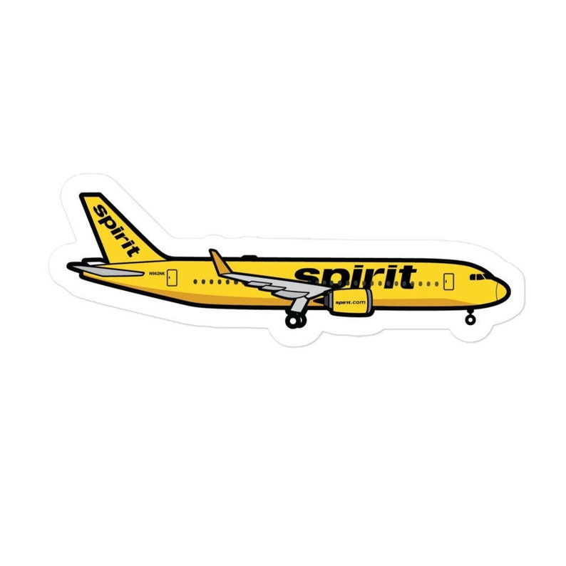 Spirit Airlines Airbus A320 Neo Sticker Decal - Etsy