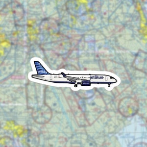 Jetblue Airbus A220 Decal - Etsy