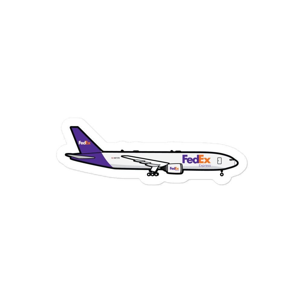 Fedex Boeing 777 Sticker Decal - Etsy