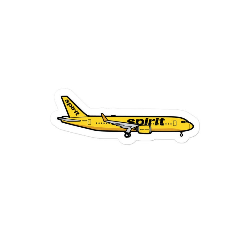 Spirit Airlines Airbus A320 Neo Sticker Decal - Etsy