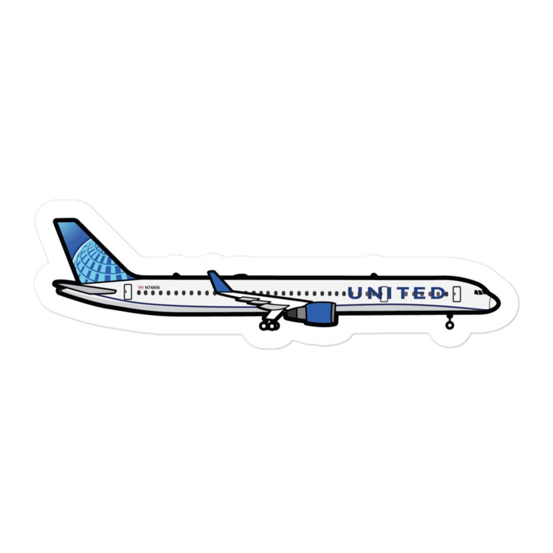 United Airlines Boeing 757 Sticker Decal - Etsy