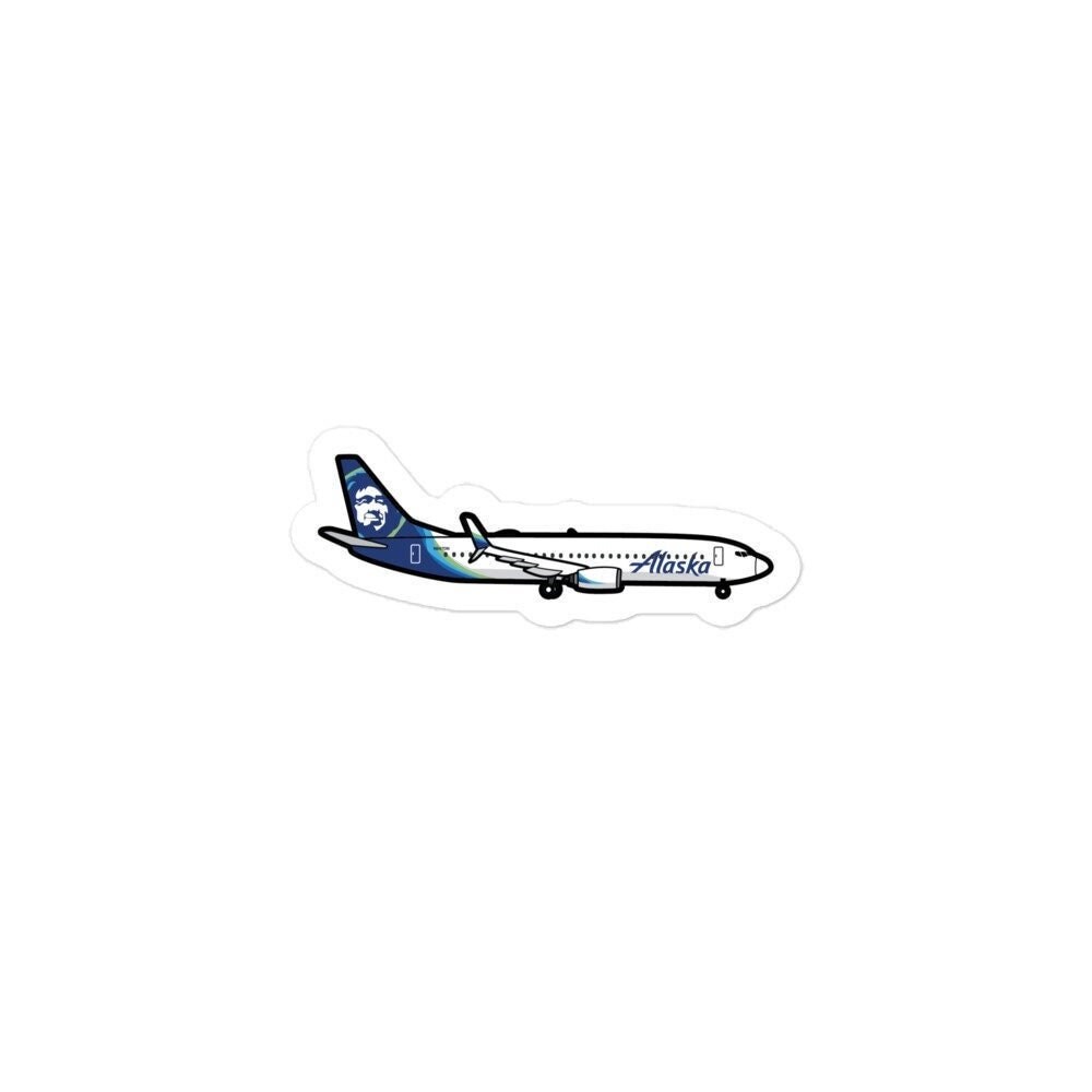 Alaska Airlines Boeing 737 Sticker Decal - Etsy