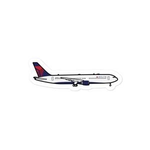 Delta Air Lines 767 Sticker Decal - Etsy