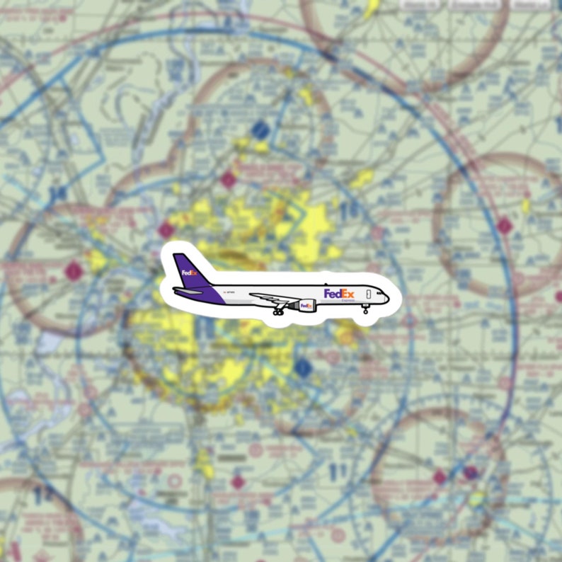 Fedex Boeing 757 Cargo Plane Sticker - Etsy