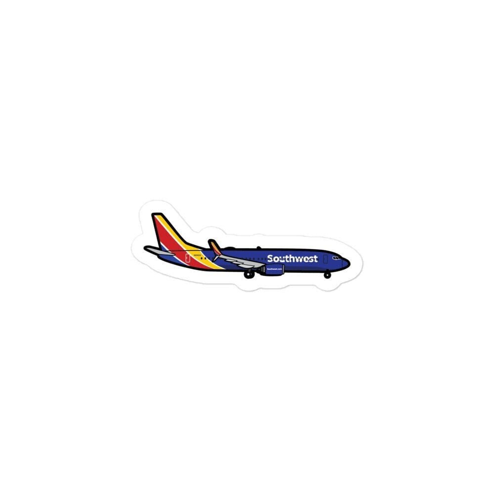 Southwest Airlines Boeing 737 Sticker Decal - Etsy