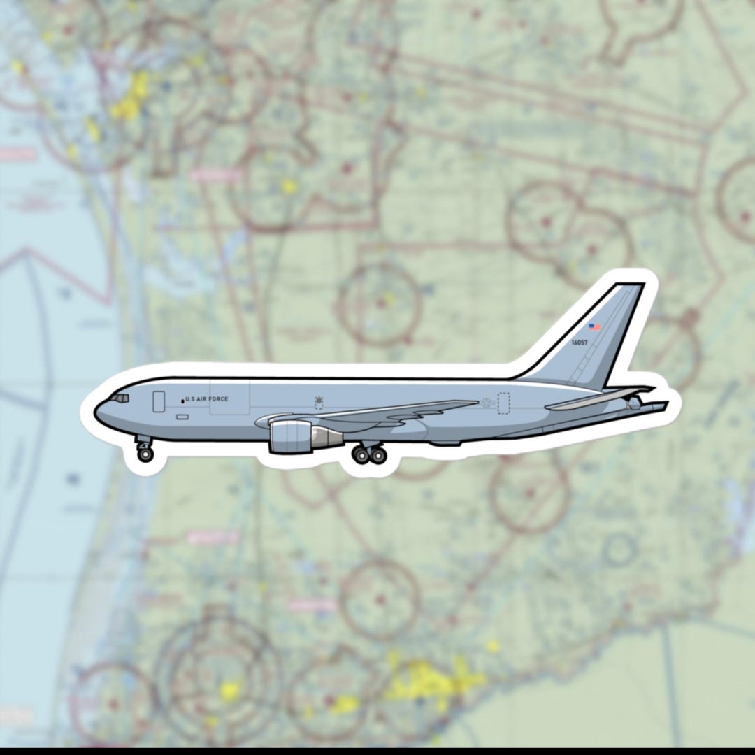 KC-46 Pegasus Military Tanker Decal - High-quality USAF Aircraft ...