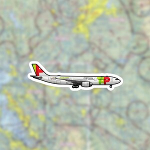 TAP Air Portugal A330 NEO Aircraft Sticker – Vibrant Full-color Travel ...