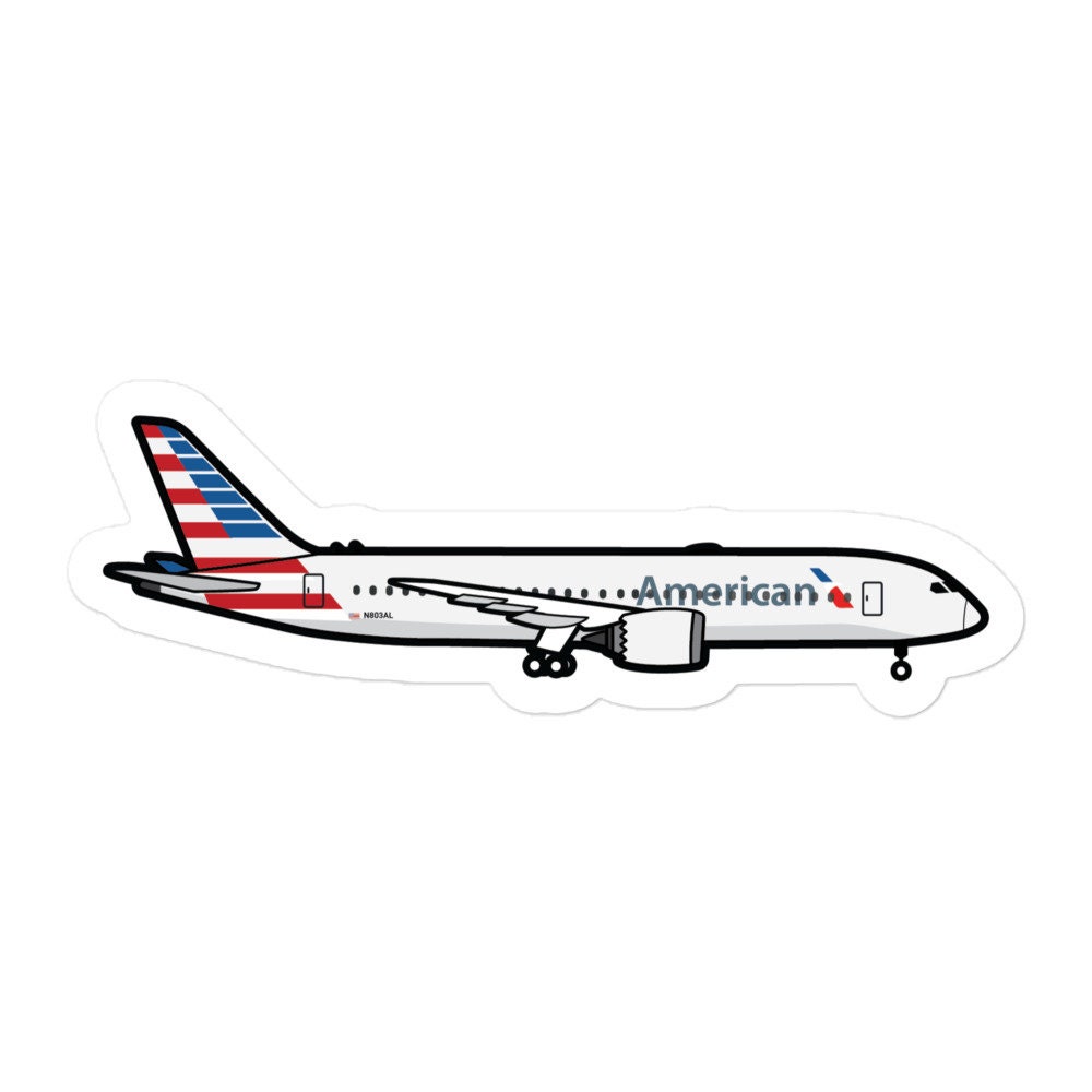 American Airlines Boeing 787 Sticker Decal - Etsy