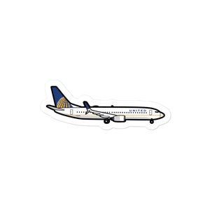 United Airlines Boeing 737 Sticker Decal - Etsy