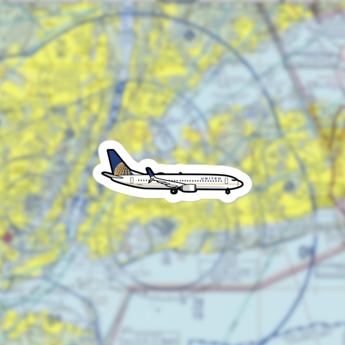 United Airlines Boeing 737 Sticker Decal - Etsy