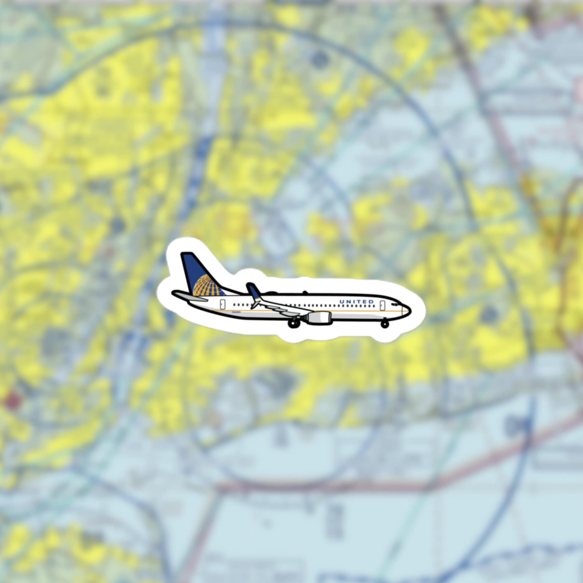 United Airlines Boeing 737 Sticker Decal - Etsy